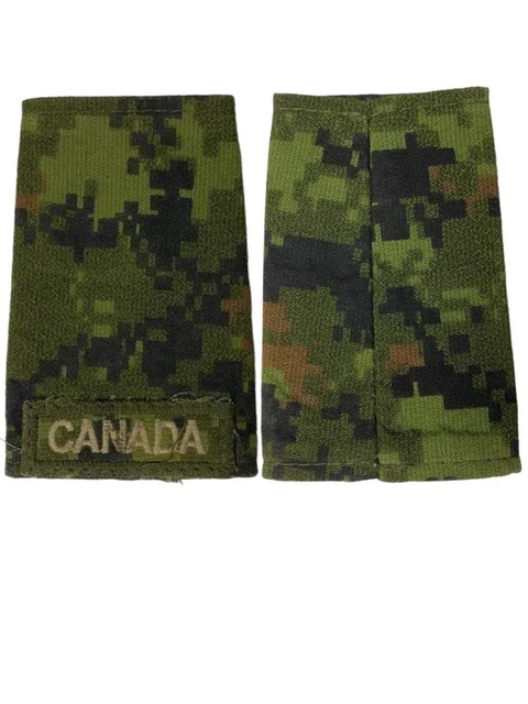 CANADIAN ARMED FORCES Cadpat Rank Epaulets Army - Private Cadet $5.99 ...