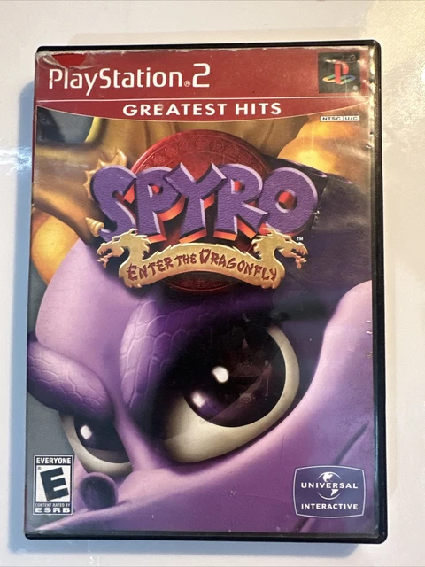 SPYRO: ENTER THE Dragonfly (PS2 Sony PlayStation 2, 2002) CIB Complete ...