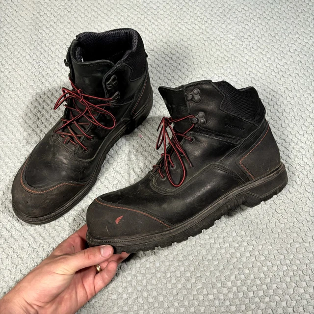 RED WING 2400 Men's 6" Waterproof Steel Toe Safety Work Boots Sz 11.5 £ ...