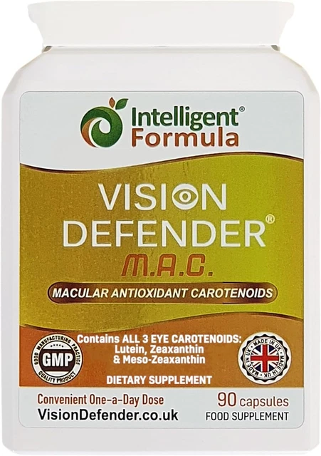 VISION DEFENDER MAC Eye Vitamins Supplement – Triple Carotenoids ...
