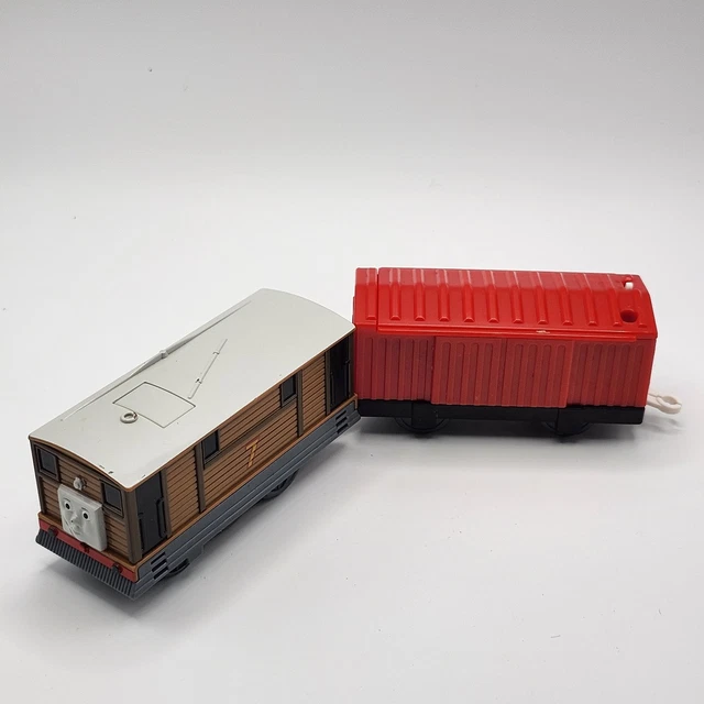 TRACKMASTER THOMAS & Friends Toby Talking Motorized Train Mattel 2012 ...