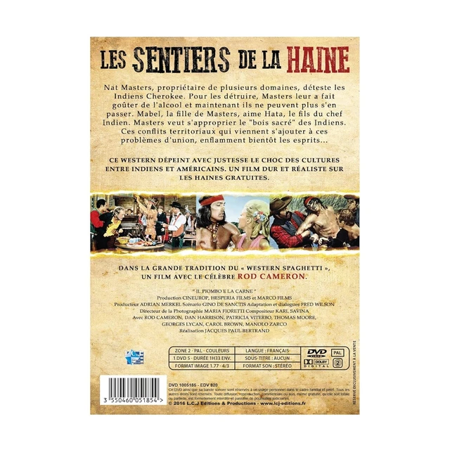 LES SENTIERS DE LA HAINE (DVD) Rod Cameron Jacques-Paul Bertrand (US ...