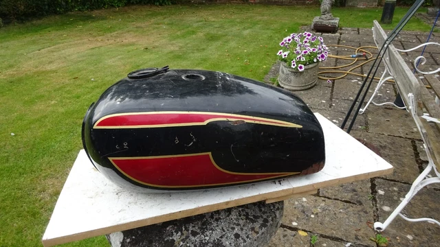 TRIUMPH BONNEVILLE PETROL Tank Harris UK Spec late T140 £70.00 ...