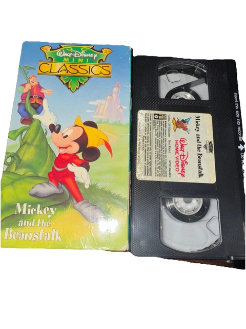 WALT DISNEY MINI Classics - Mickey and the Beanstalk (VHS, 1991) Mickey ...