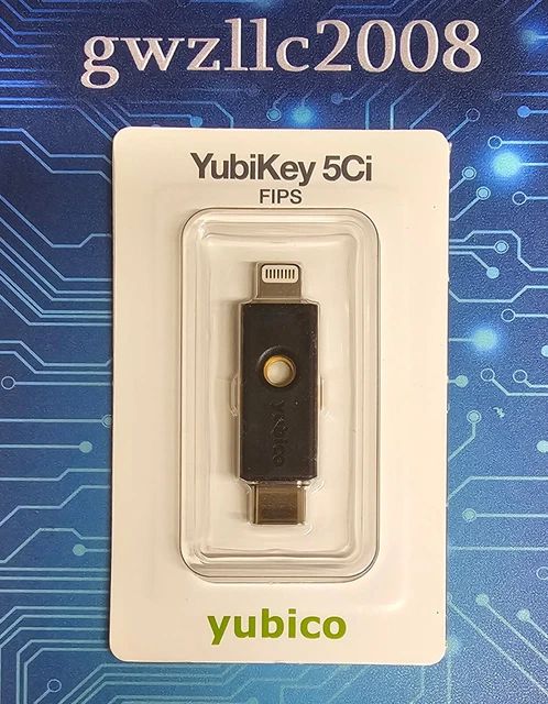 YUBICO YUBIKEY 5CI Two-Factor Authentication Security Key Android/PC ...