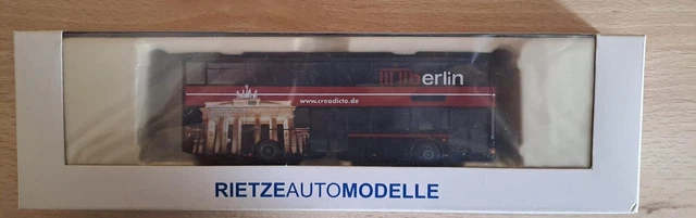 RIETZE 67505, 1:87, MAN DN95, BVG, Creadicto Berlin, OVP, RARITÄT EUR ...