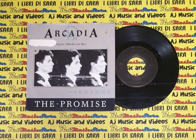 LP 45 7&ARCADIA The promise Rose arcana 1985 italy PARLOPHONE 06 ...