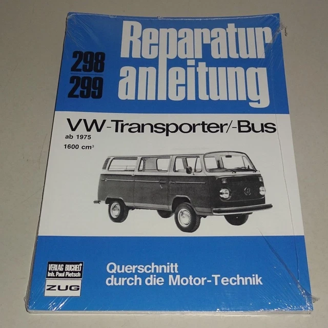 REPAIR MANUAL VW T2 Bus / Bulli / Transporter 1600 CM ³ - from Year ...