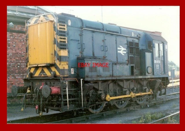 PHOTO BR Class 08 Shunter Loco No 08419 £1.65 - PicClick UK