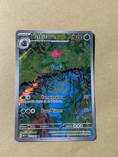 CARTE POKÉMON 151 Herbizarre SECRETE 167/165 - Ecarlate & Violet EV3,5 ...