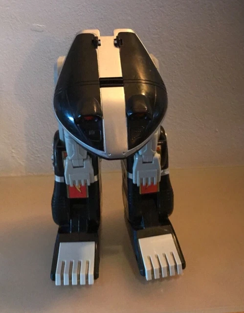 VINTAGE MIGHTY MORPHIN Power Rangers Deluxe Ninja Megazord Black Frog ...