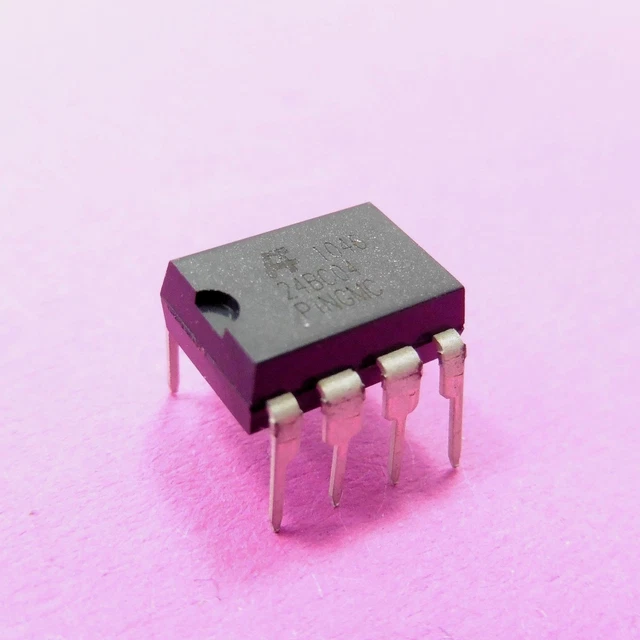 24BC04 INTEGRATED CIRCUIT 2-Wire Serial EEPROM Memory 512×8(4K) DIP-8 £ ...