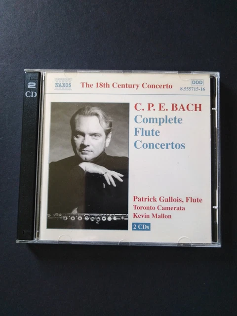 CARL PHILIPP EMANUEL Bach: Complete Flute Concertos - dir.: Mallon EUR ...