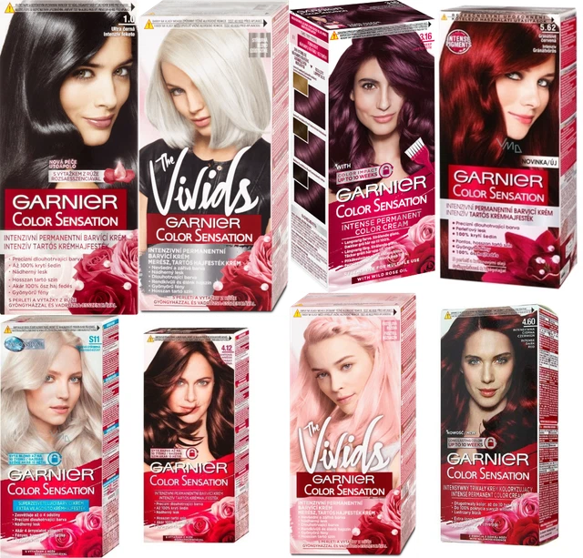 GENUINE GARNIER COLOR Sensation Intensive Permanent Hair Color Dye ...