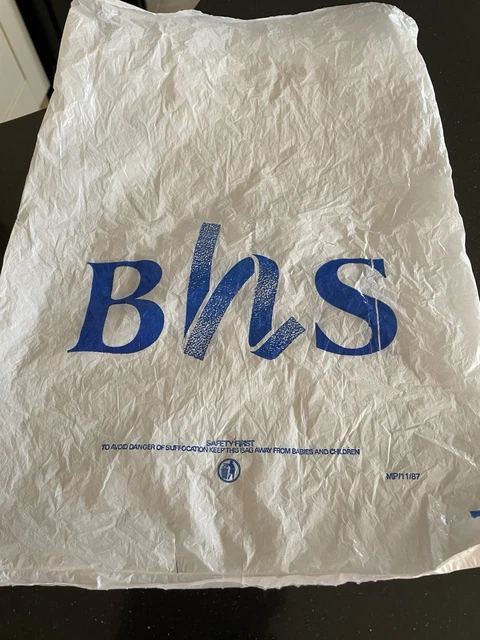 BHS POLYTHENE BAGS £2.28 - PicClick UK