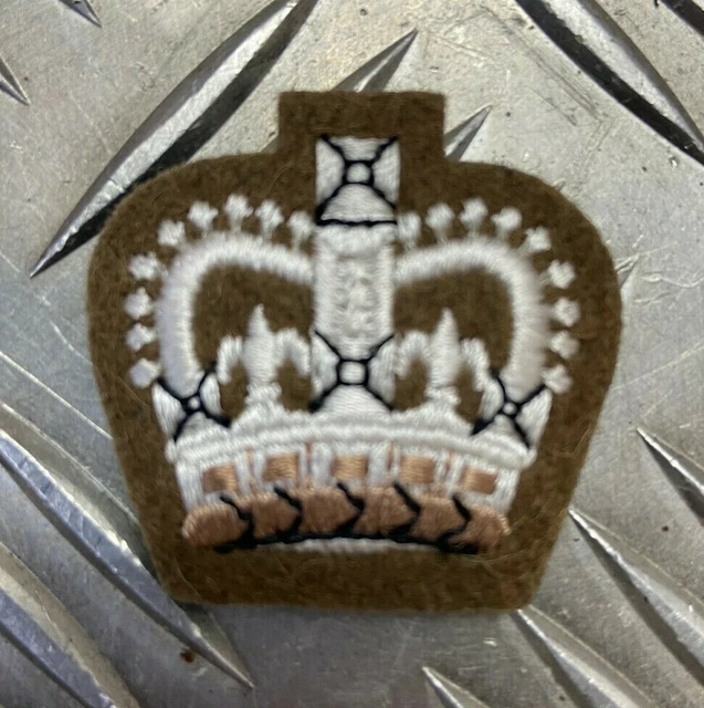 VÉRITABLE BRITISH ARMY Fad No2 Bâton / Couleur Sergent Sgt Classe 2 ...