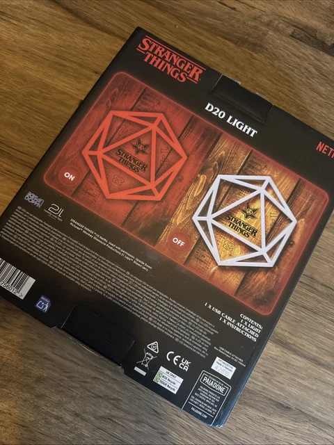 STRANGER THINGS D20 Light LED Neon £21.50 - PicClick UK