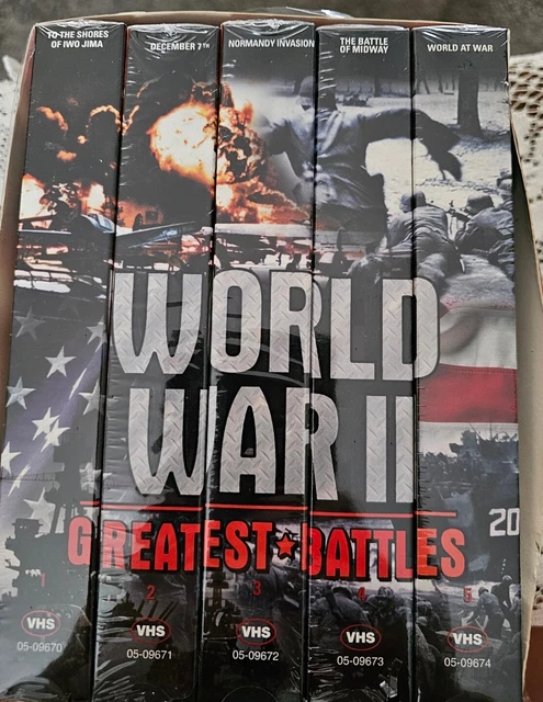 WORLD WAR II: Greatest Battles - 5-Pack (VHS, 2002, 5-Tape Set) £11.15 ...