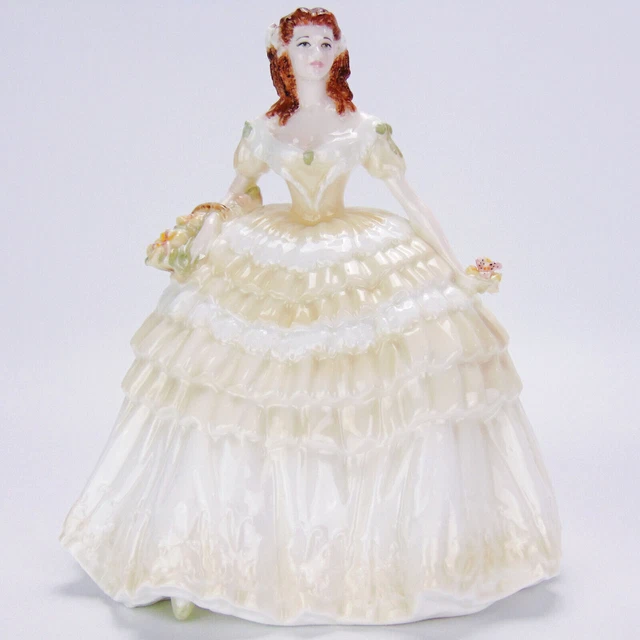 COALPORT FIGURINE LILY Limited Edition Bone China Lady - Four Flowers ...