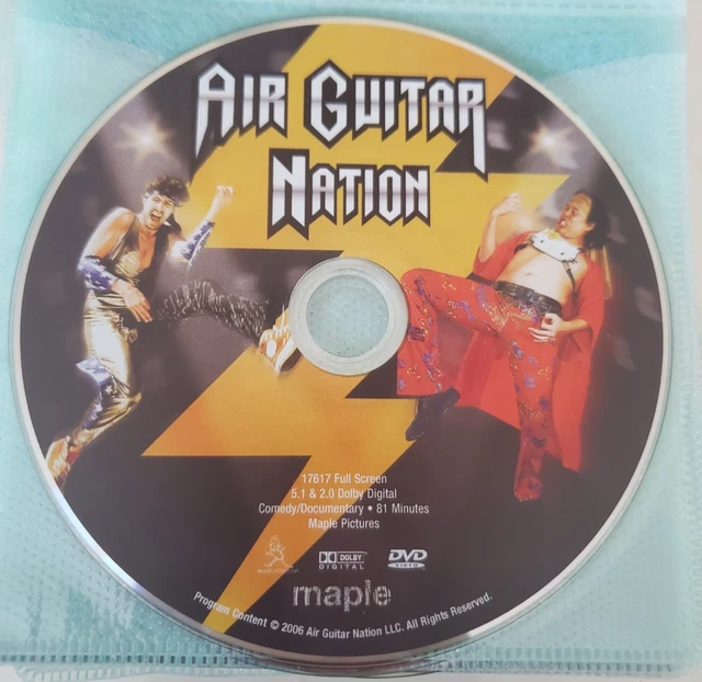 AIR GUITAR NATION Loose Disc DVD 2006 Maple $2.00 - PicClick CA