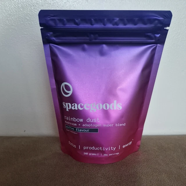 SPACEGOODS RAINBOW DUST Coffee Flavour 240g brand new unopened £21.49 ...