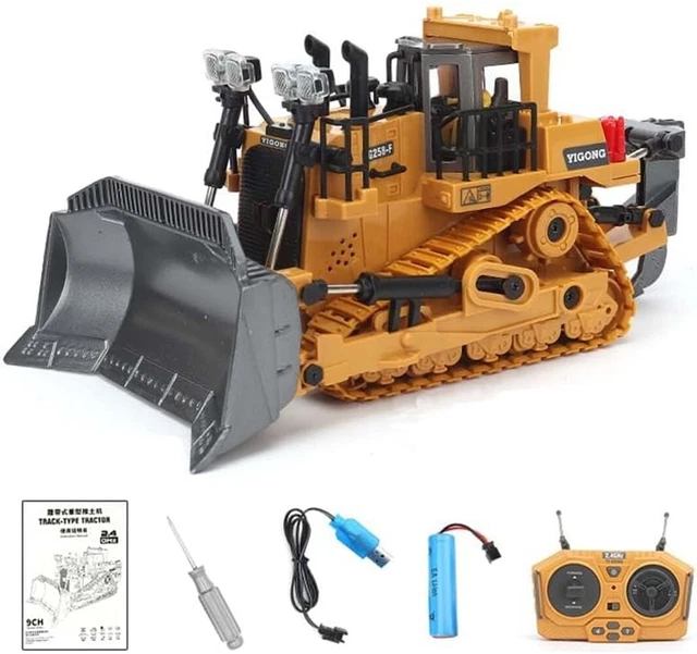 REMOTE CONTROL BULLDOZER 1:24 RC Dozer Toy for Children With Battery £ ...