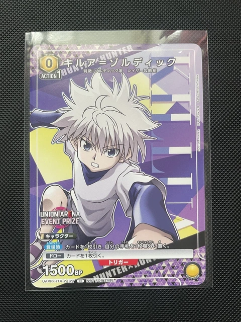 UNION ARENA HUNTER X Hunter Killua Zoldyck UAPR/HTR-2-027 C Prize Stamped Promo £10.00 - PicClick UK