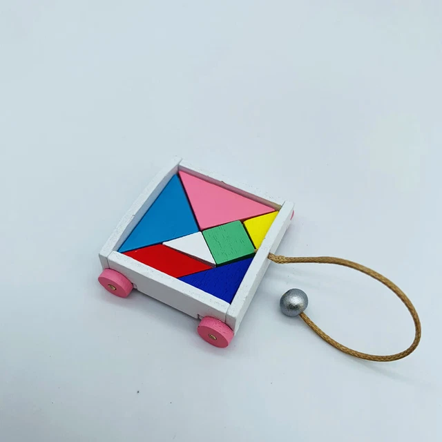 BUILDING DOLLHOUSE Tangram Small Square Car Model For Toys _tm EUR 3,78 ...