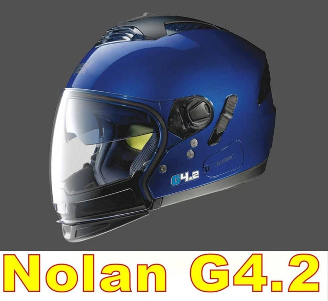 CASQUE NOLAN GREX G4.2 N-Com Ex N43E Air Bleu Cayman COL.30 Taille XL ...
