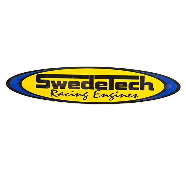 SWEDETECH RACING ENGINES Logo Decal Toolbox Sticker Go-Kart Racing 1.75 ...