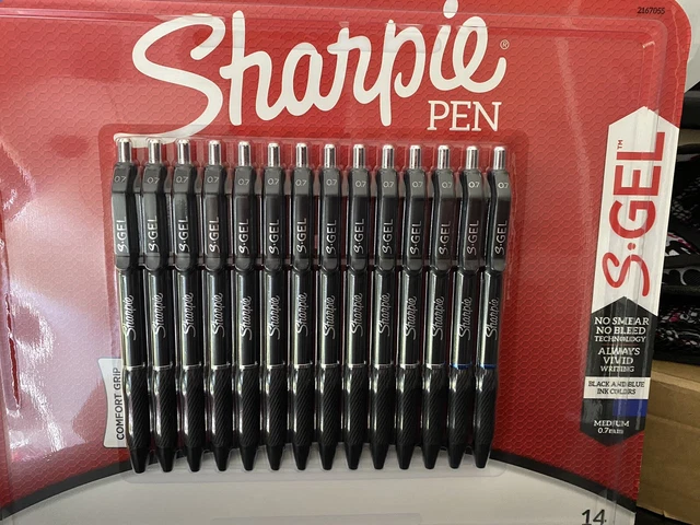 SHARPIE S-GEL, GEL Pens, Medium Point (0.7mm), Assorted Colors, 12 Ct 2 ...