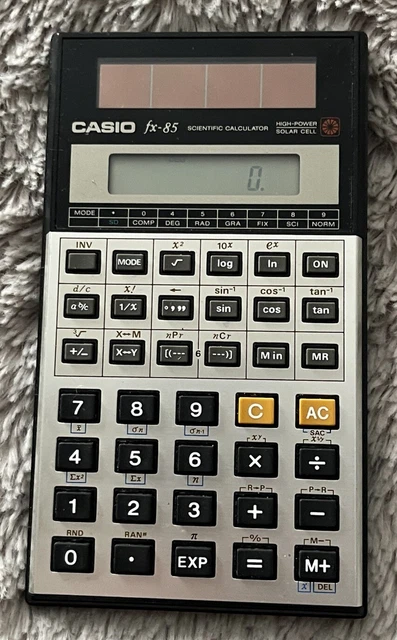 CASIO COMPUTER CO. Casio fx-85 Scientific High Power Solar Cell ...