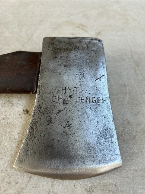 VINTAGE HYTEST CHALLENGER Axe Hatchet Tomahawk; Collectable; Old Tool ...