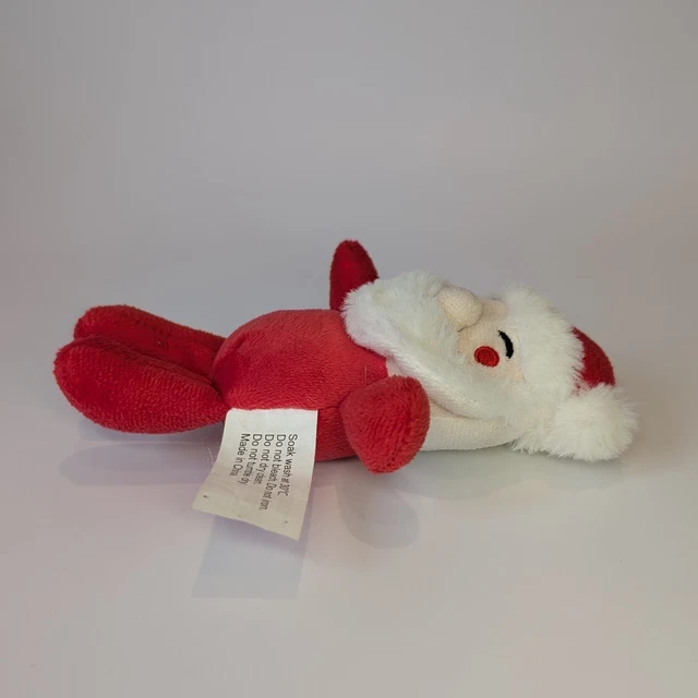 ASDA SMALL SANTA Soft Toy 6" Stuffed Cuddly Christmas Decoration Plush ...