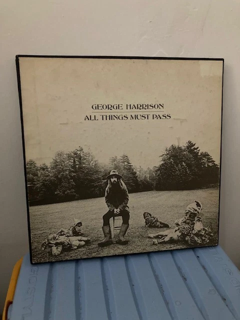 GEORGE HARRISON ALL Things Must Pass Vinyl triple LP STCH 639, 1970 £70 ...