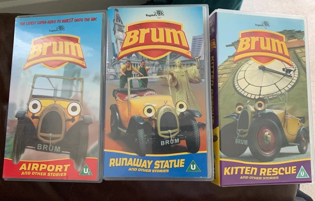 BRUM VHS VIDEO Bundle Airport Kitten Rescue Runaway Statue $29.32 ...