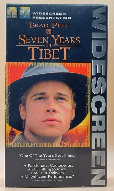 SEVEN YEARS IN Tibet VHS 1998 Widescreen Brad Pitt **Buy 2 Get 1 Free** £4.70 - PicClick UK