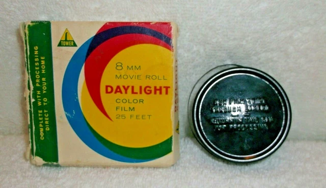FILM VINTAGE COULEUR lumière du jour expiré - rouleau de film - 8 mm ...