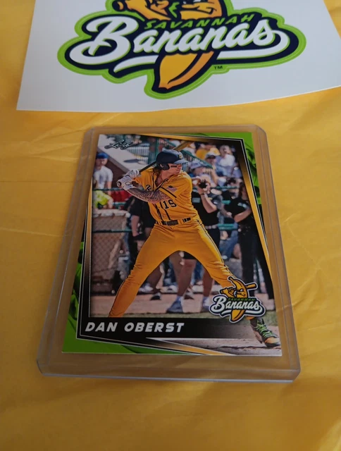 CARTE DE BASEBALL feuille Dan Oberst Savannah Bananas 2024 SBB-7 EUR 9 ...