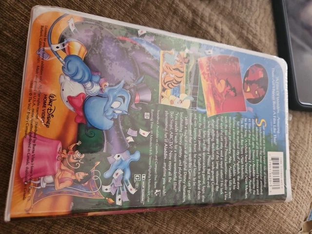 ALADDIN VHS 1992 Walt Disney Classic Black Diamond Sealed Vintage New £ ...