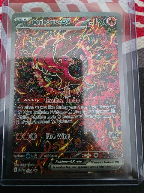 2025 POKEMON ME: Phantasmal Flames Oricorio EX #024 Promo NEAR MINT $20 ...