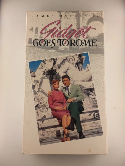 GIDGET GOES TO Rome (VHS) 1963 James Darren, Cindy Carol TESTED £2.08 ...
