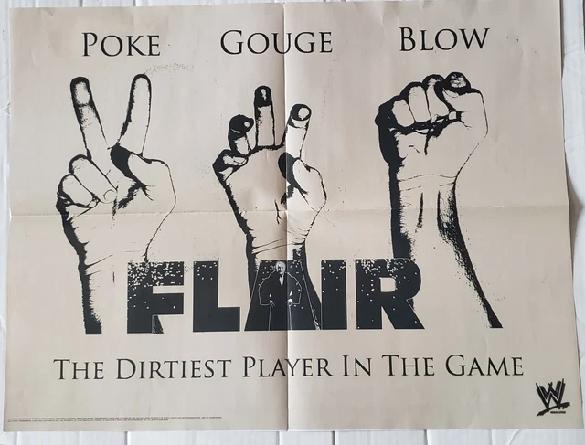 WWE POSTER RIC Flair Double Sided 21" X 16" P10 $8.47 - PicClick CA