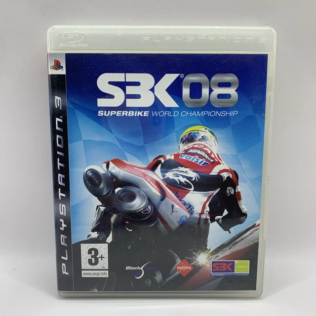 SBK 08 SUPERBIKE World Championship PS3 2008 Racing Black Bean G Rating ...