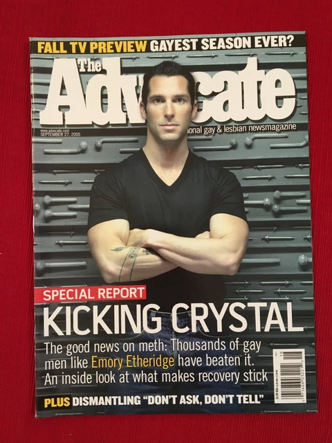 EMORY ETHERIDGE, DAN SAVAGE, The Advocate, Gay & Lesbian Magazine, 2005 ...