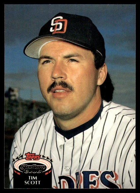 1992 STADIUM CLUB #881 Tim Scott recrue San Diego Padres EUR 1,72 ...