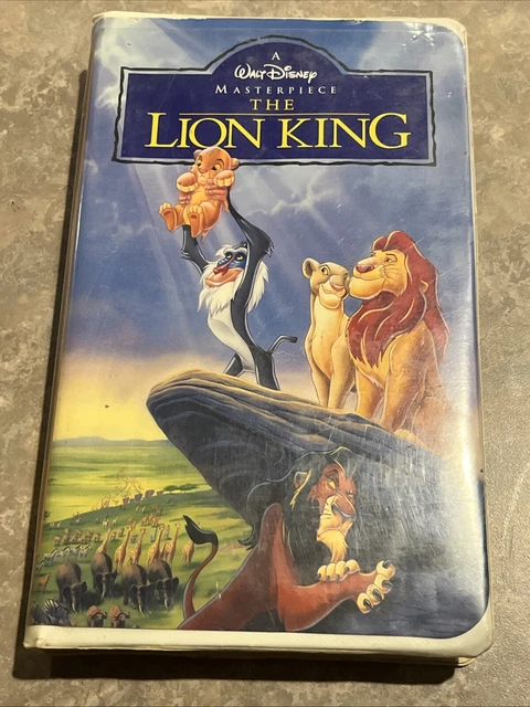THE LION KING (VHS, 1995) Walt Disney Masterpiece Collection Clam Shell ...