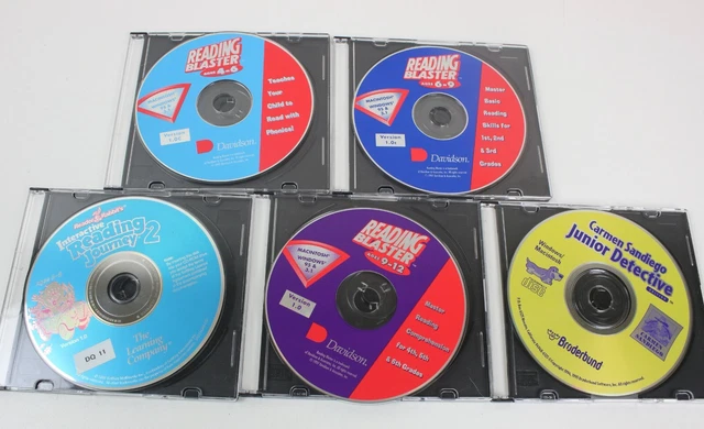 READING BLASTER READING Journey PC CD ROM Windows 95 MAC Early Learning ...