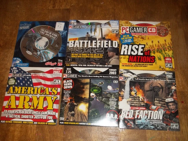 VINTAGE PC GAMER Demo Disc Lot Of 22 Early 2000’s Computer Games $33.00 ...