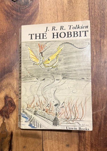 THE HOBBIT BY J.R.R. Tolkien 1966 UK Unwin Paperback Lord of the Rings ...